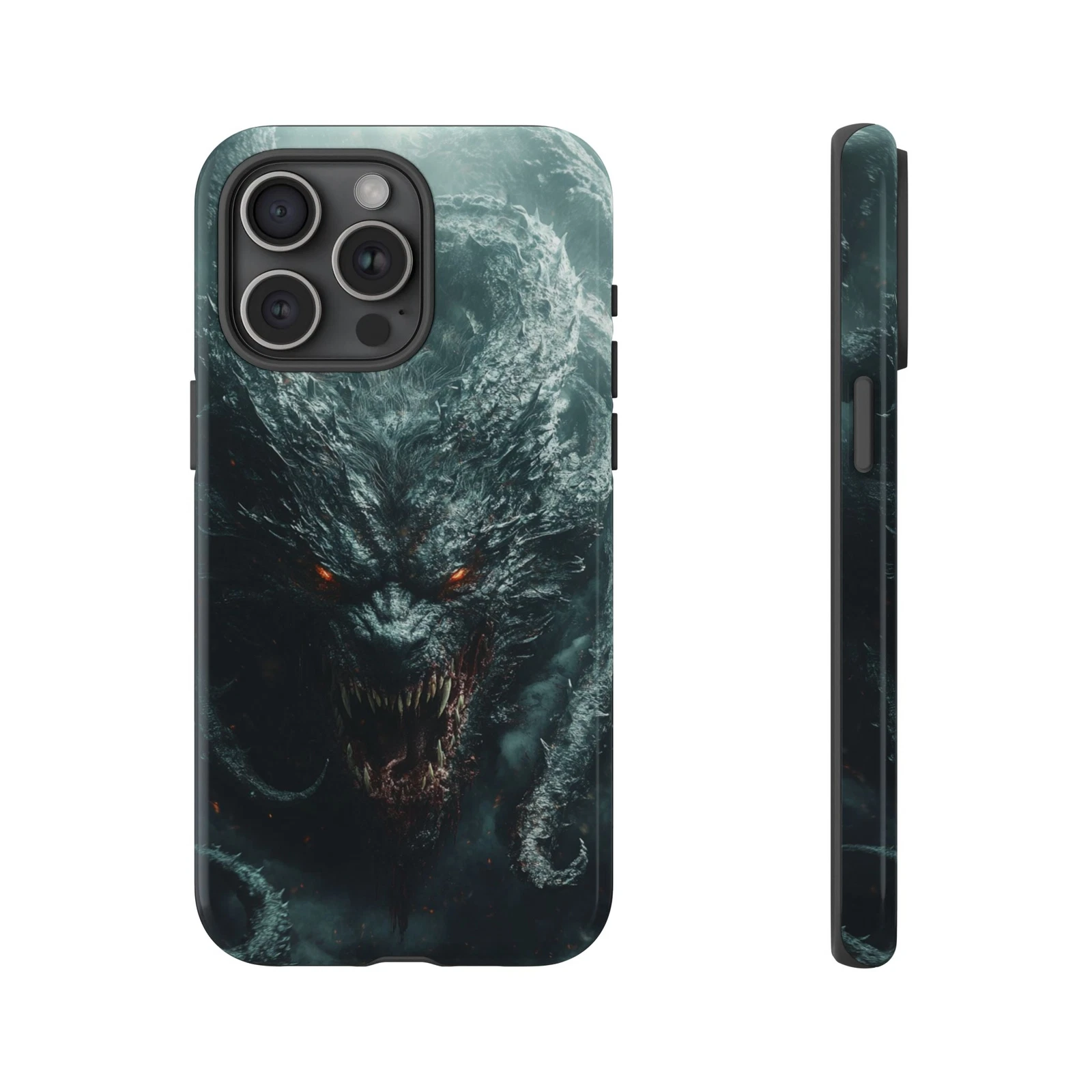 Lycan Wolf Dragon Abyssal Beast Phone Case for iPhone 17 through 11 Pro ...