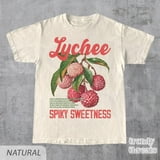 Lychee Commercial Graphic Shirt, 90s Fruit Lover Shirt, Lychee Label ...