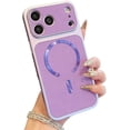 Lychee Peel Leather Back Camera Protect Magnetic Case for iPhone ...