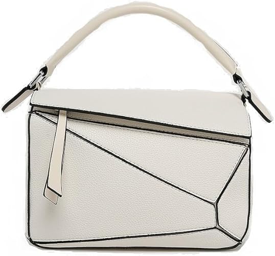 Lychee pattern with embossed bags cow leather puzzle purses shoulder ...