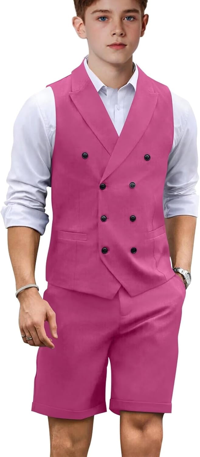 Lycody 2PCS Boys Formal Suit Slim Fit Kids Suits for Teen Wedding Ring ...