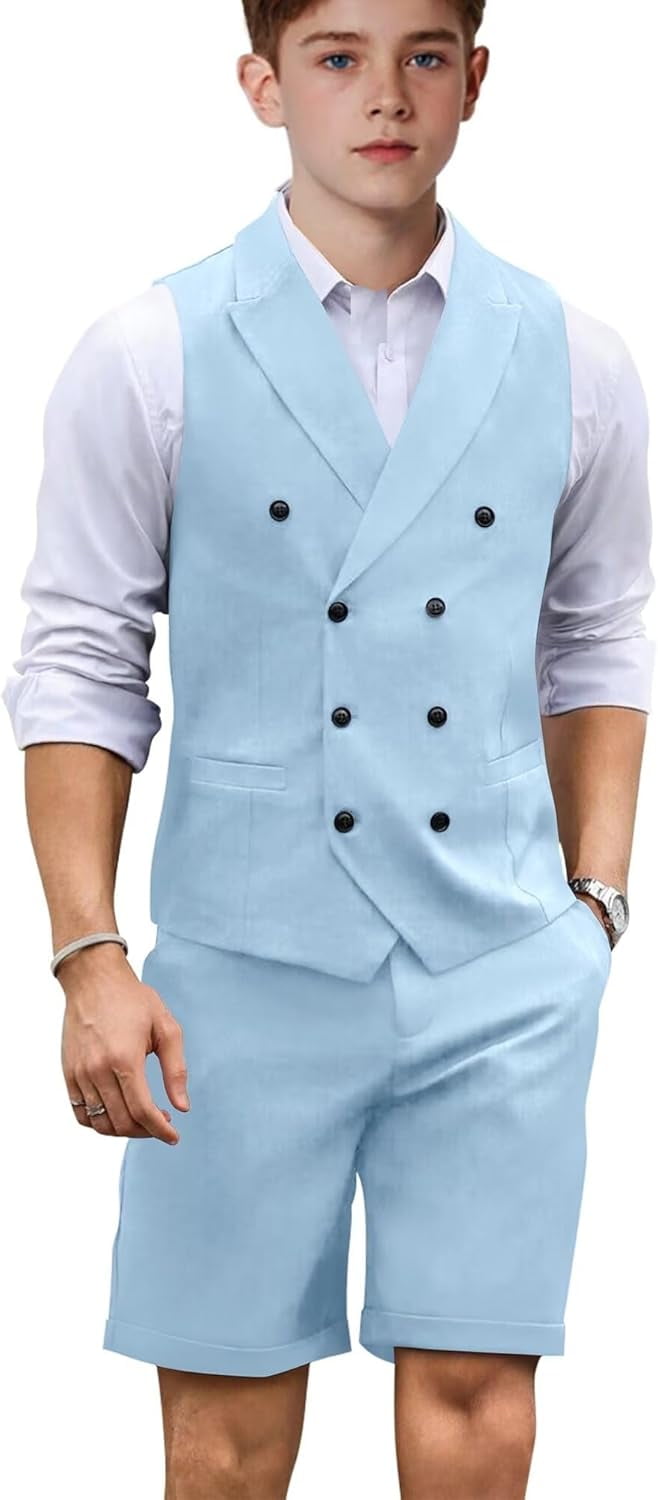 Lycody 2PCS Boys Formal Suit Slim Fit Kids Suits for Teen Wedding Ring ...