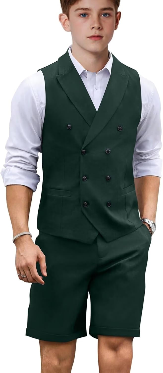 Lycody 2PCS Boys Formal Suit Slim Fit Kids Suits for Teen Wedding Ring ...