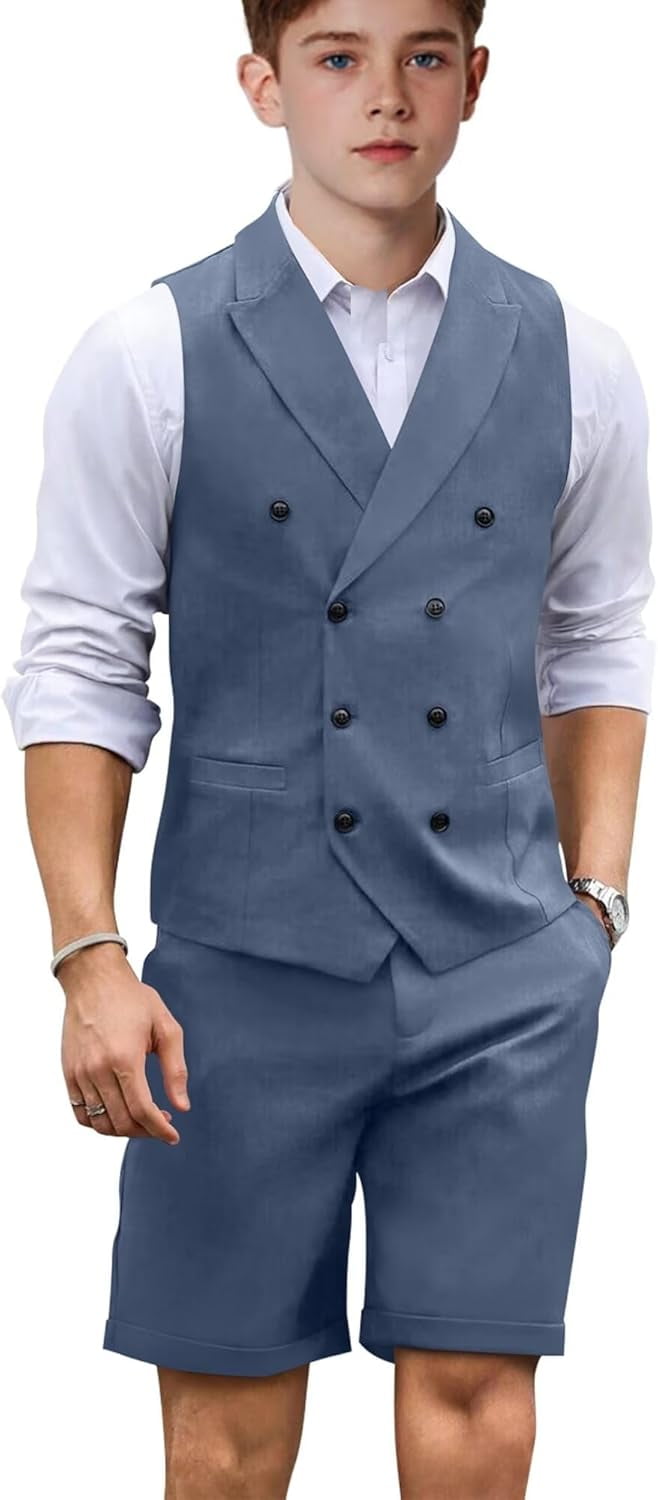 Lycody 2PCS Boys Formal Suit Slim Fit Kids Suits for Teen Wedding Ring ...