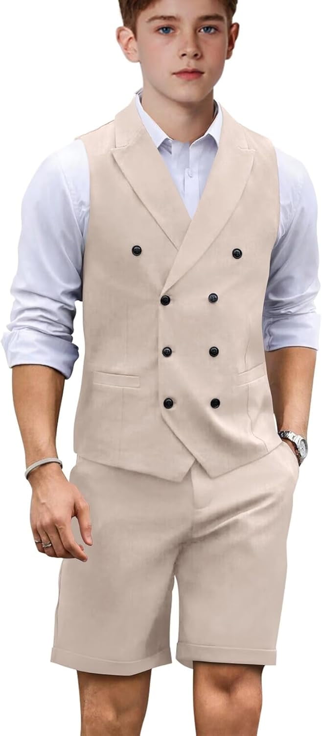 Lycody 2PCS Boys Formal Suit Slim Fit Kids Suits for Teen Wedding Ring ...