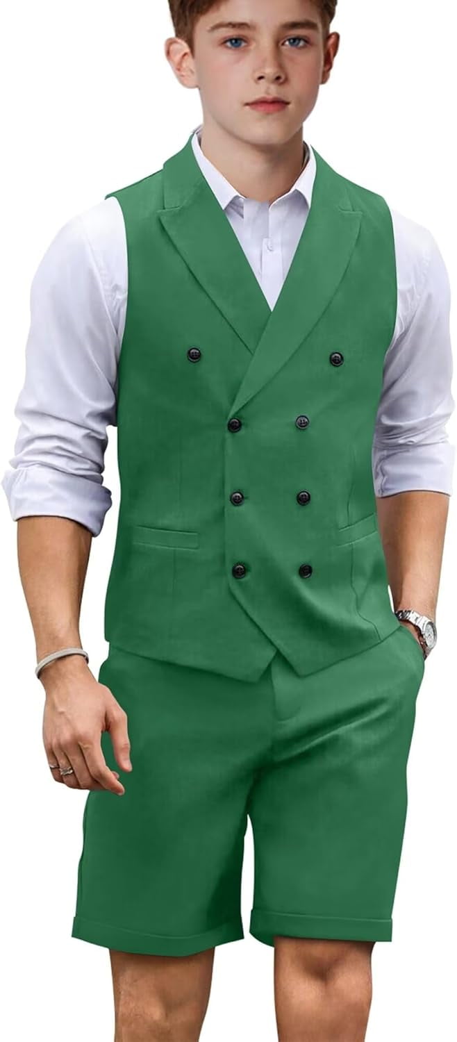 Lycody 2PCS Boys Formal Suit Slim Fit Kids Suits for Teen Wedding Ring ...