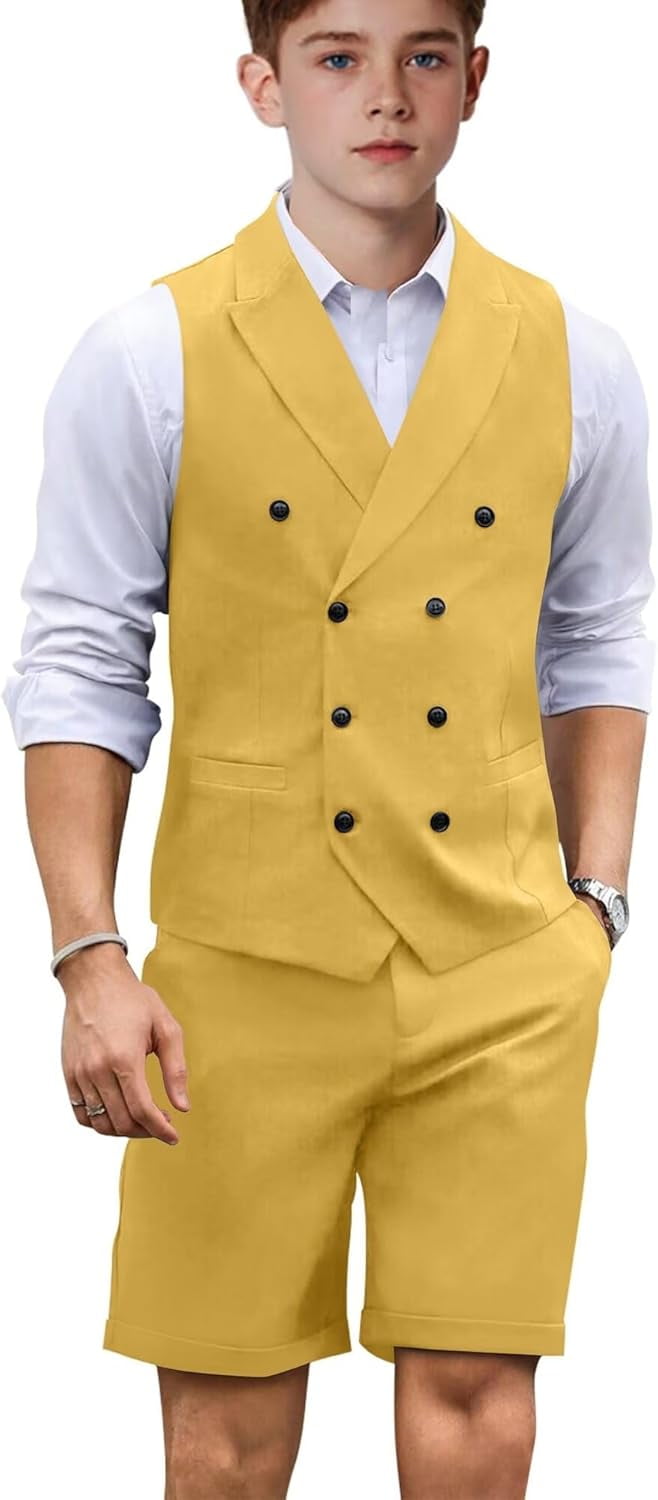 Lycody 2PCS Boys Formal Suit Slim Fit Kids Suits for Teen Wedding Ring ...