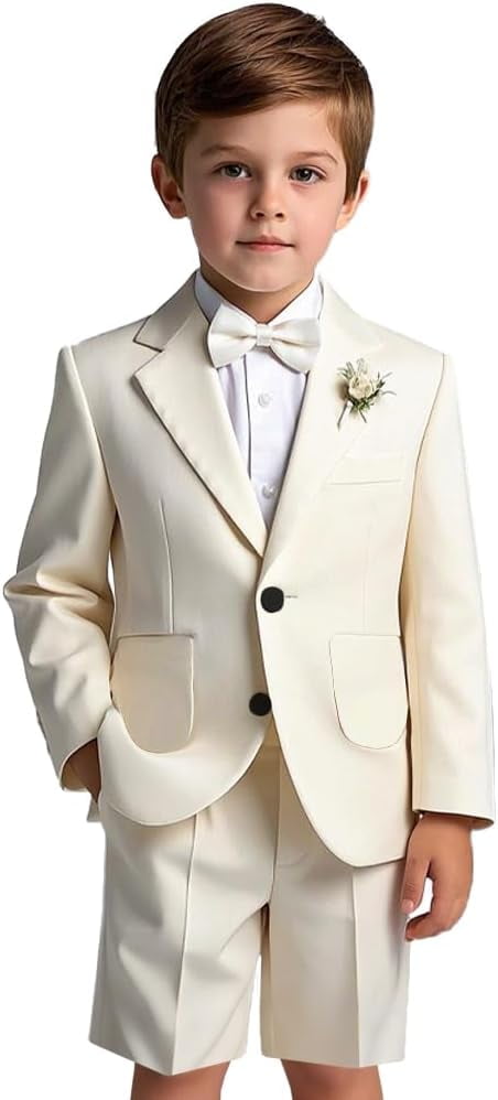 Lycody Boys Formal Slim Fit Toddler Suit Set for Kids and Teen Tuxedo ...