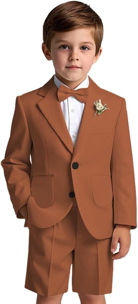 Lycody Boys Formal Slim Fit Toddler Suit Set for Kids and Teen Tuxedo ...