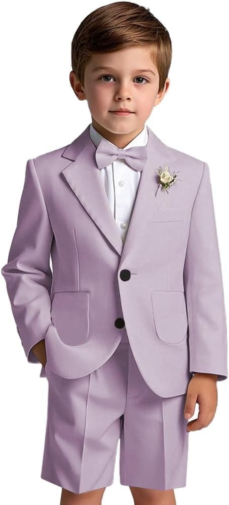 Lycody Boys Formal Slim Fit Toddler Suit Set for Kids and Teen Tuxedo ...