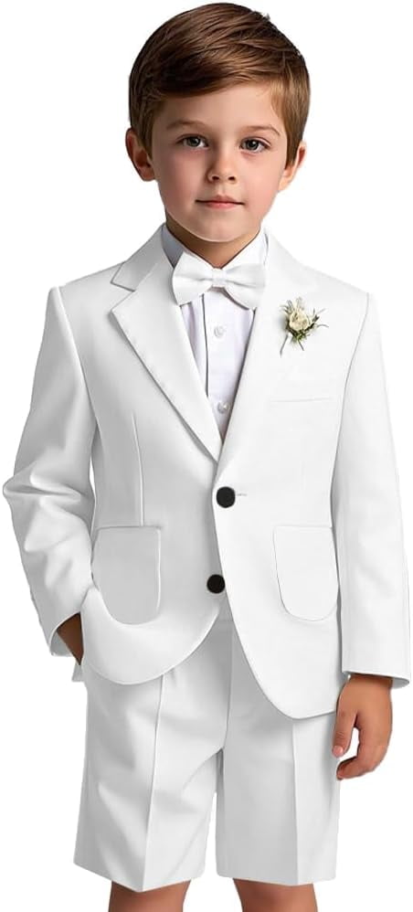 Lycody Boys Formal Slim Fit Toddler Suit Set for Kids and Teen Tuxedo ...