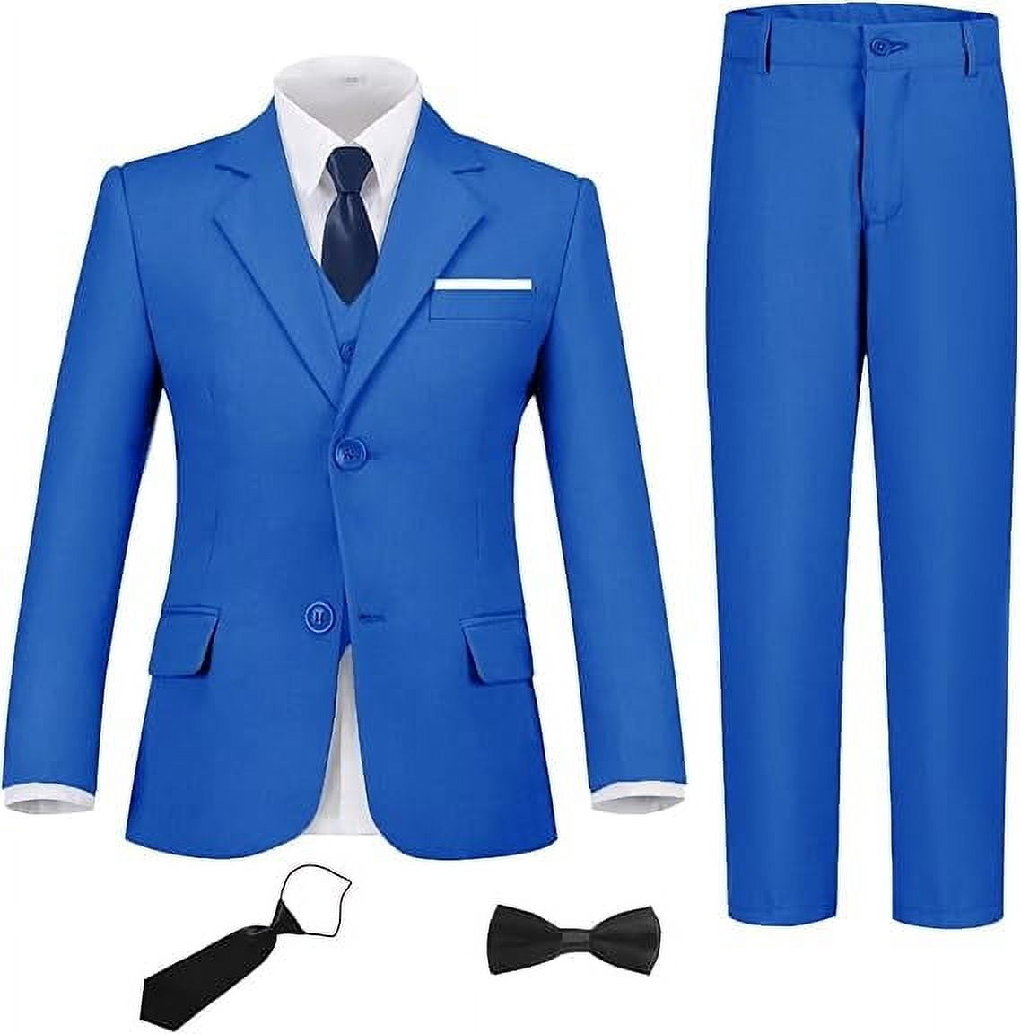 Lycody Boys Suit Set Slim Fit Kids Formal Suits Toddler Tuxedo Wedding ...