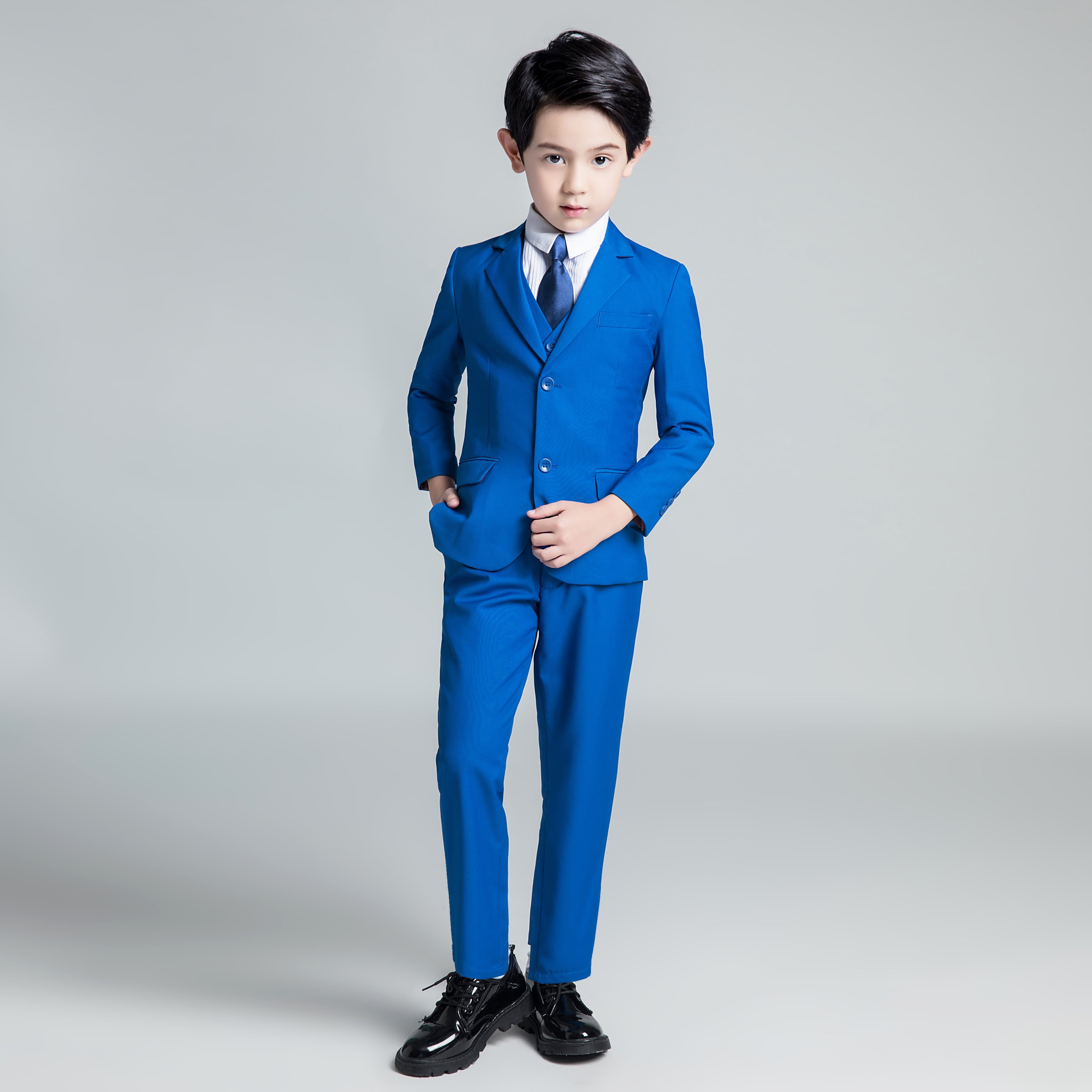 Lycody Boys Suit for Kids Tuxedo Wedding Ring Bearer Outfit Boy Formal ...