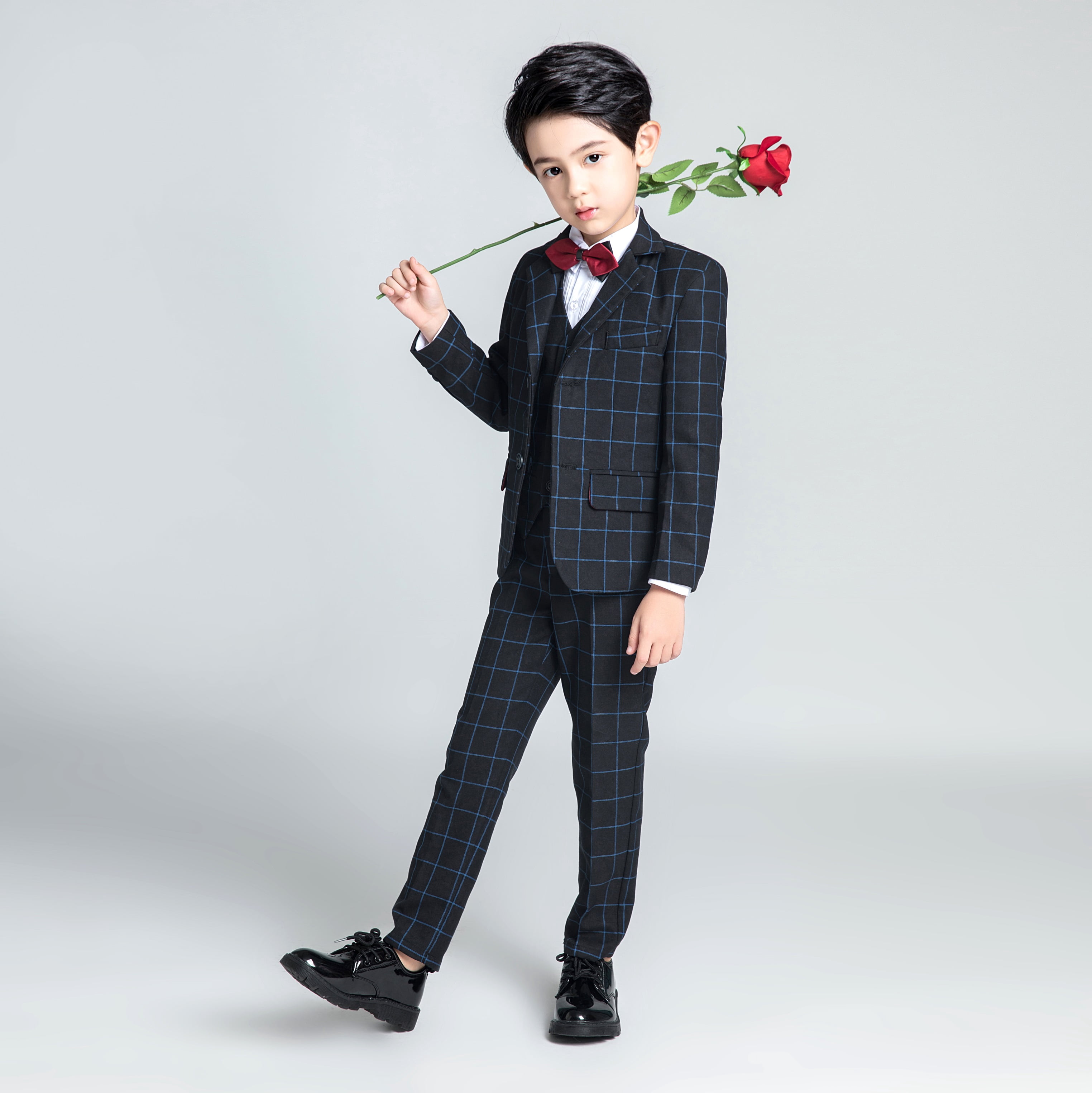 Lycody Boys Suit for Kids Tuxedo Wedding Ring Bearer Outfit Boy Formal ...