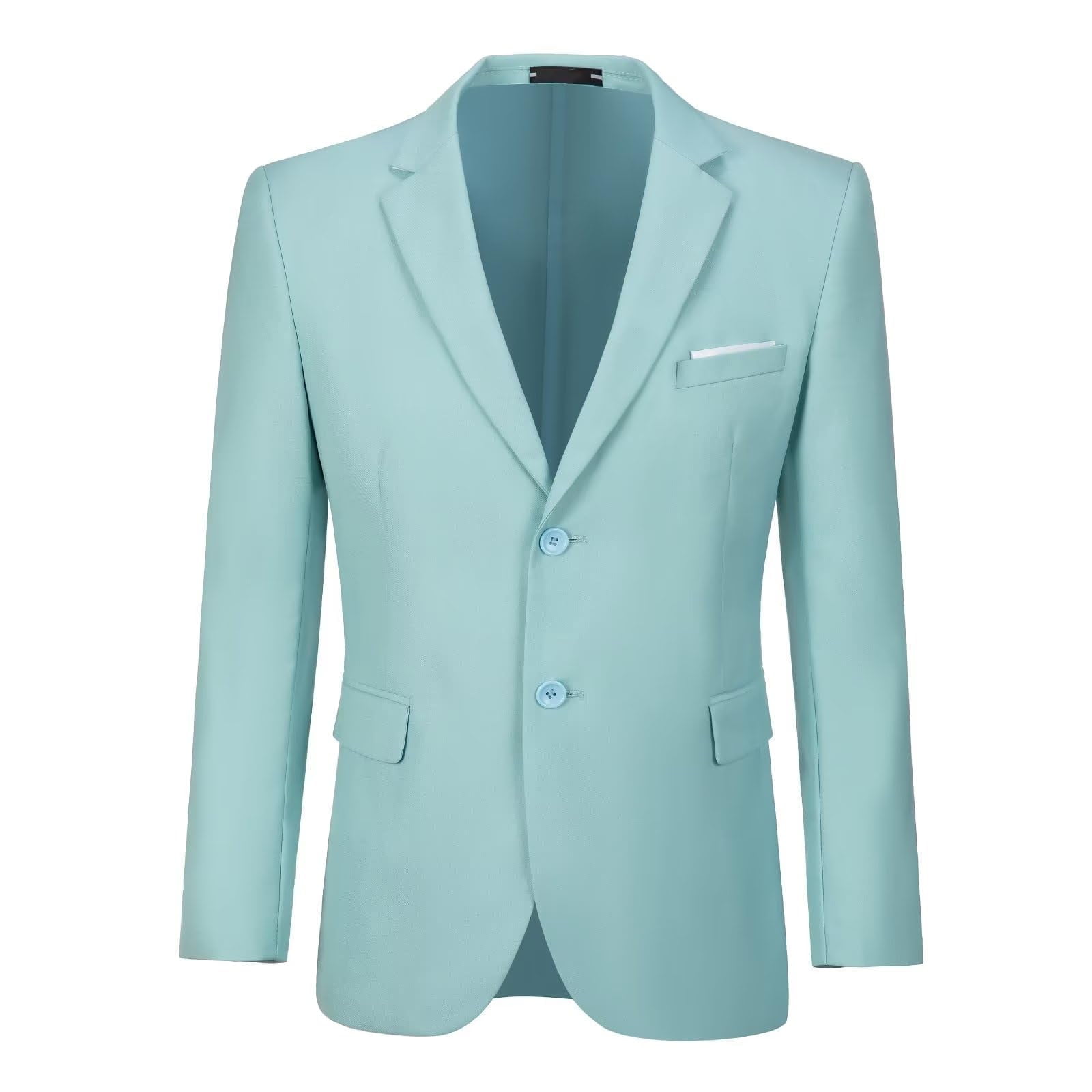 Lycody Mens Suit Jacket Mint Green Tuxedo Jackets Suits Blazer Jacket ...