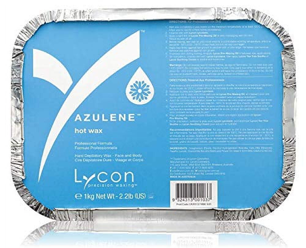 Lycon Wax ~ AZULENE HOT WAX 1kg / 35oz Strip-less Wax - Walmart.com