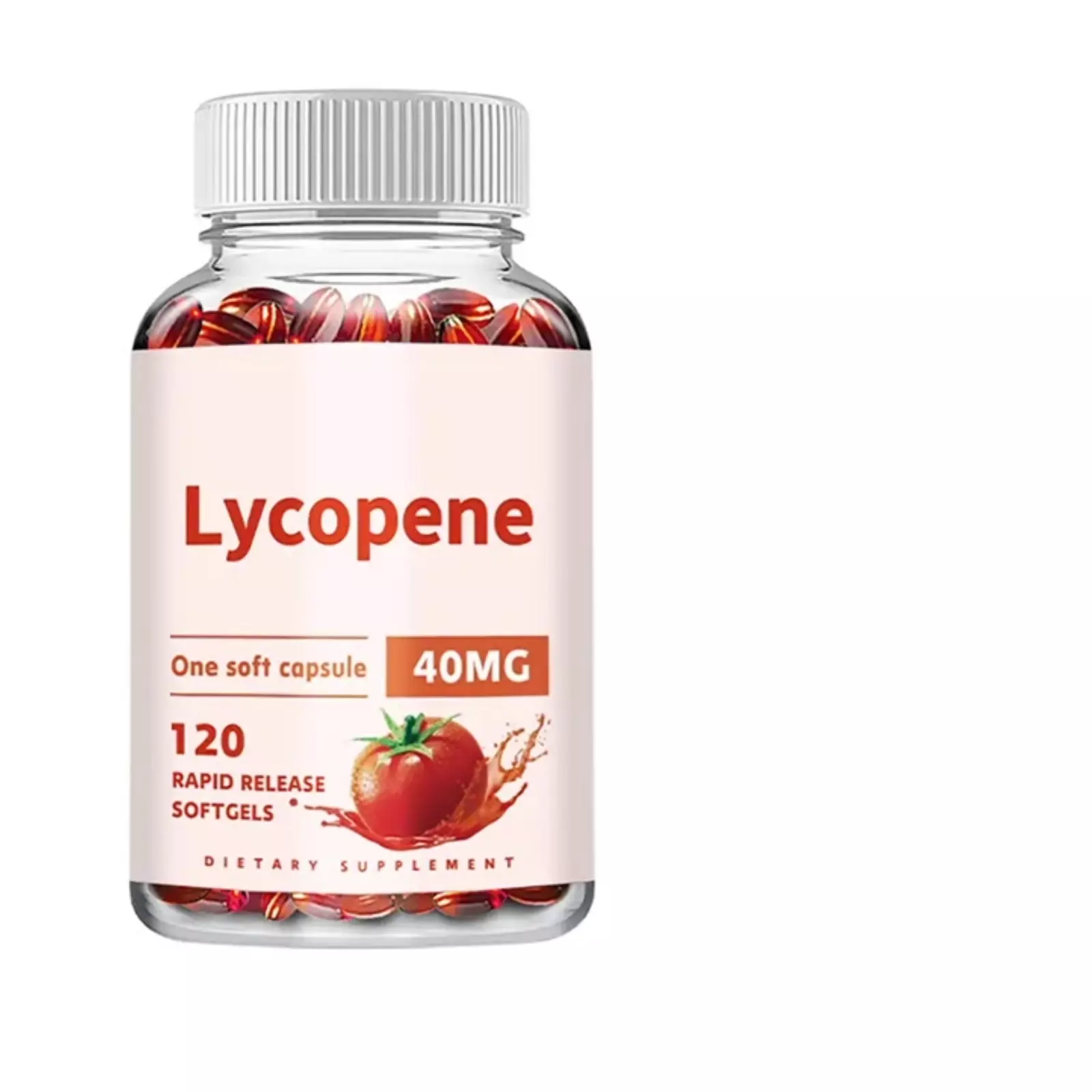 Lycopene 40mg 120 Softgels Prostate/Heart Health Puritan Gluten Free ...