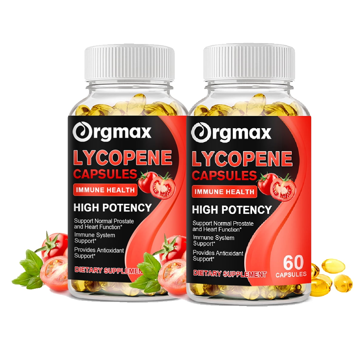 Lycopene Capsules - Natural Tomato Extract for Prostate and Heart ...