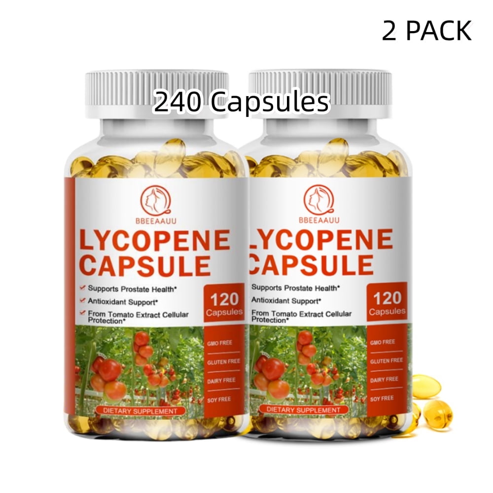Lycopene Supplement 20 mg Capsules - Naturally-Occurring Carotenoid ...