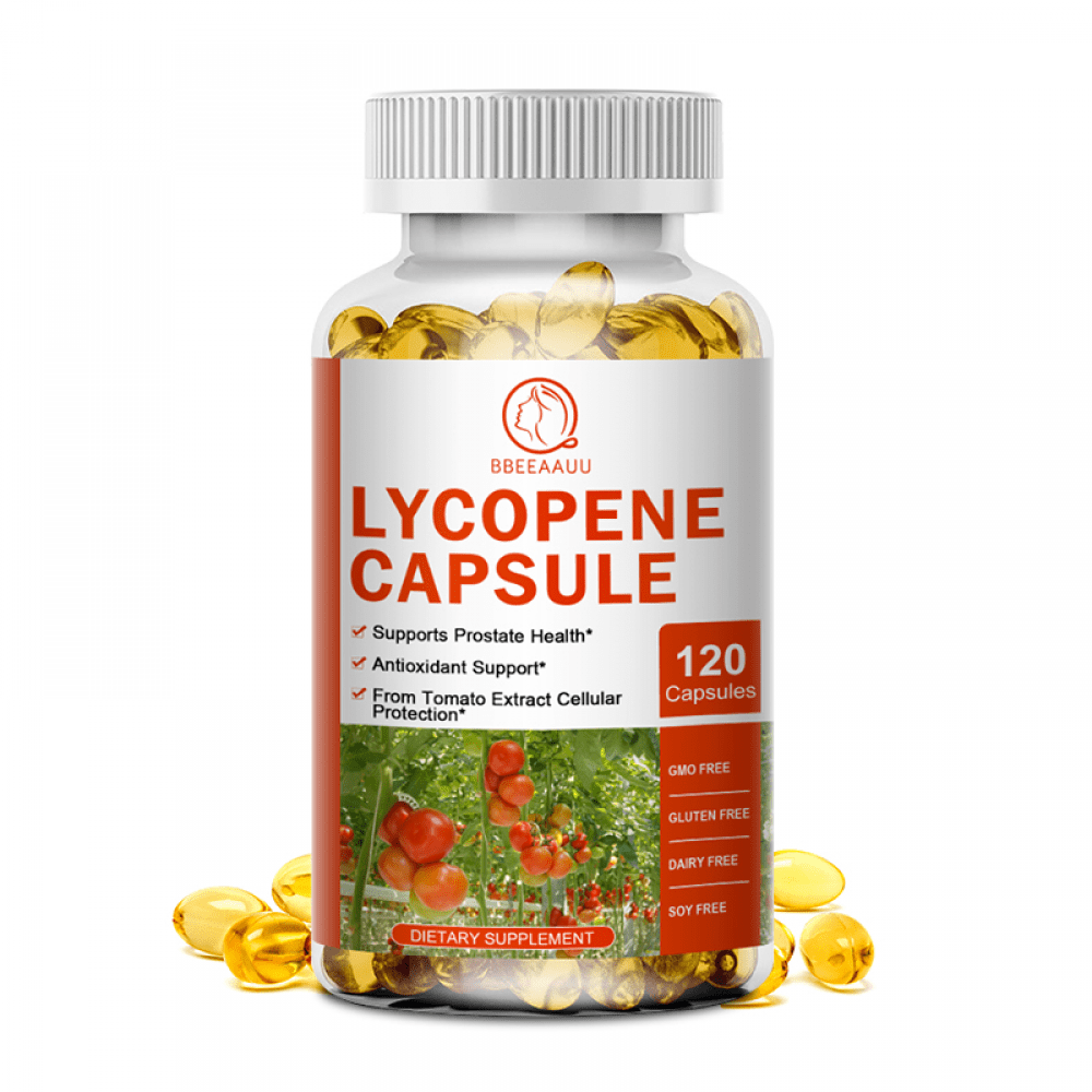 Lycopene Supplement 20 mg Capsules - Organic Tomato Extract Lycopene ...