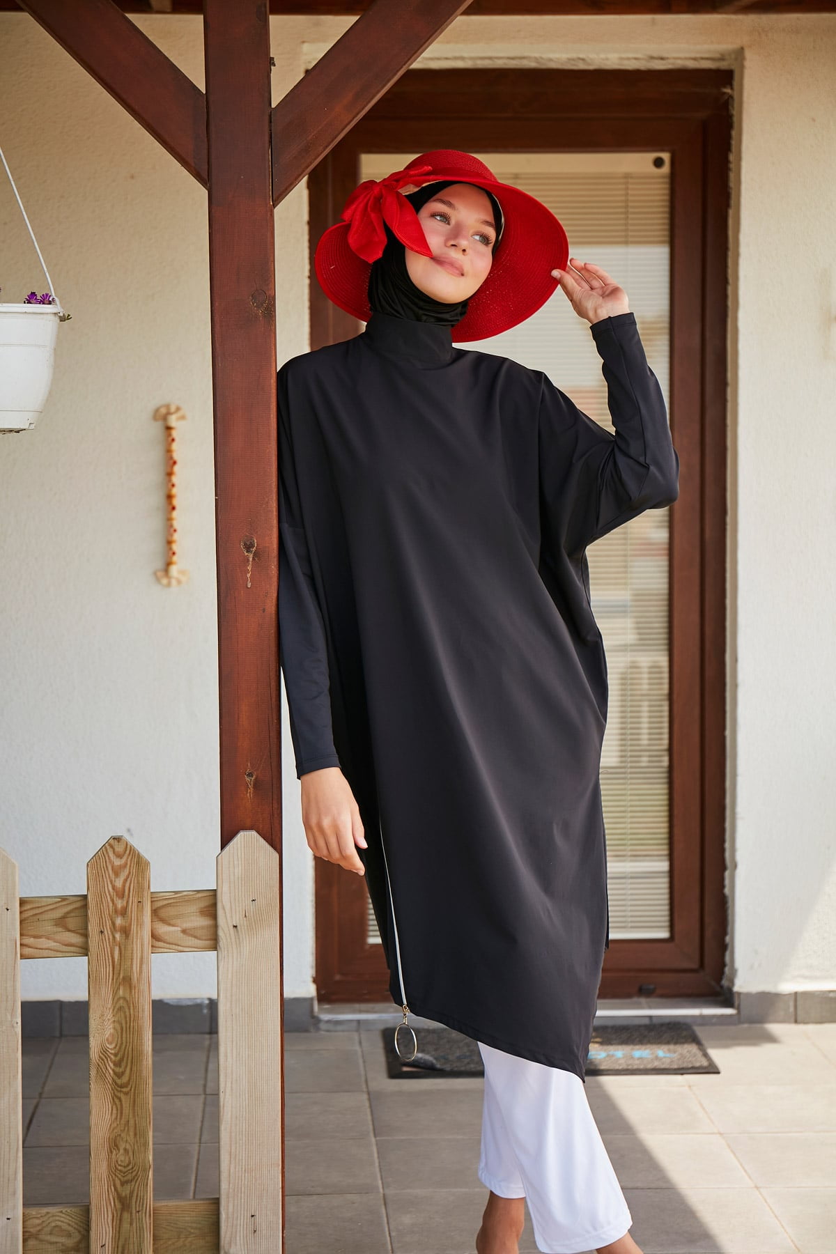 Lycra Black Burkini Modest Swimwear M2318 USA - Walmart.com