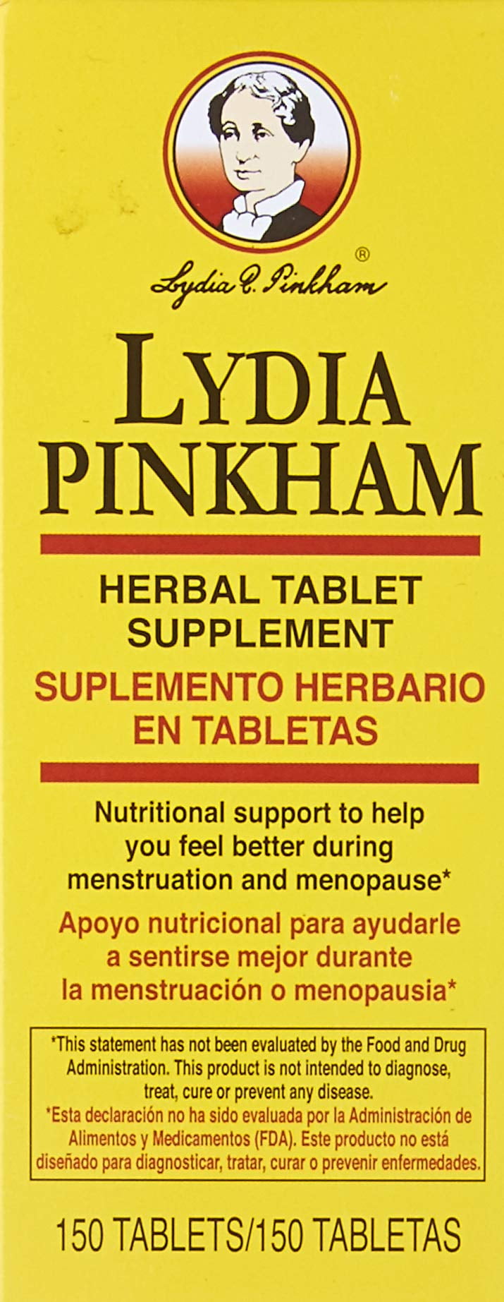Lydia Pinkham Nutritional Support Tablets for Women, Blended Vitamin ...