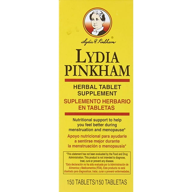 Lydia Pinkham Nutritional Support Tablets for Women, Blended Vitamin ...