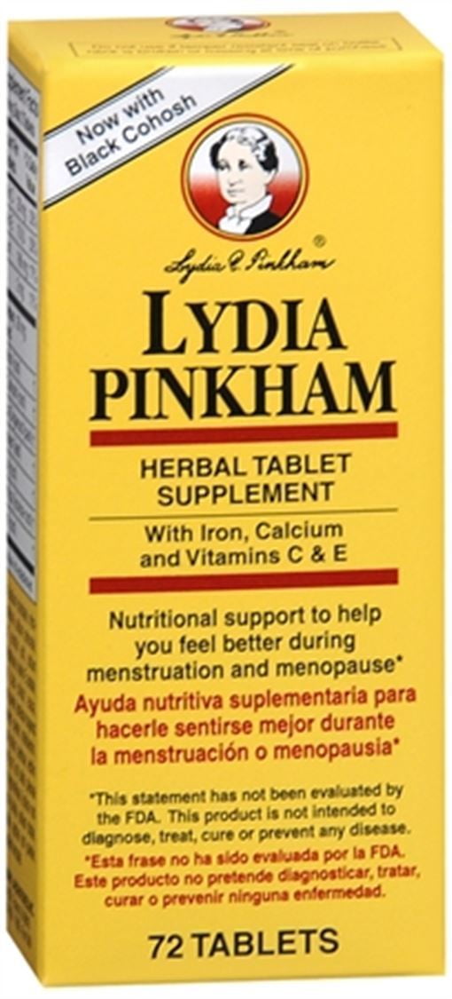 Lydia Pinkham Herbal Tablets 72 ct - Walmart.com
