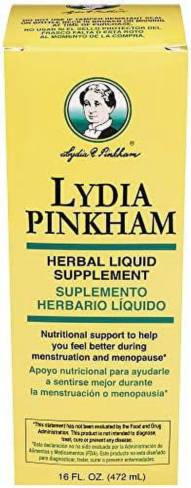 Lydia Pinkham Liquid Herbal Supplement for Menstruation and Menopause ...