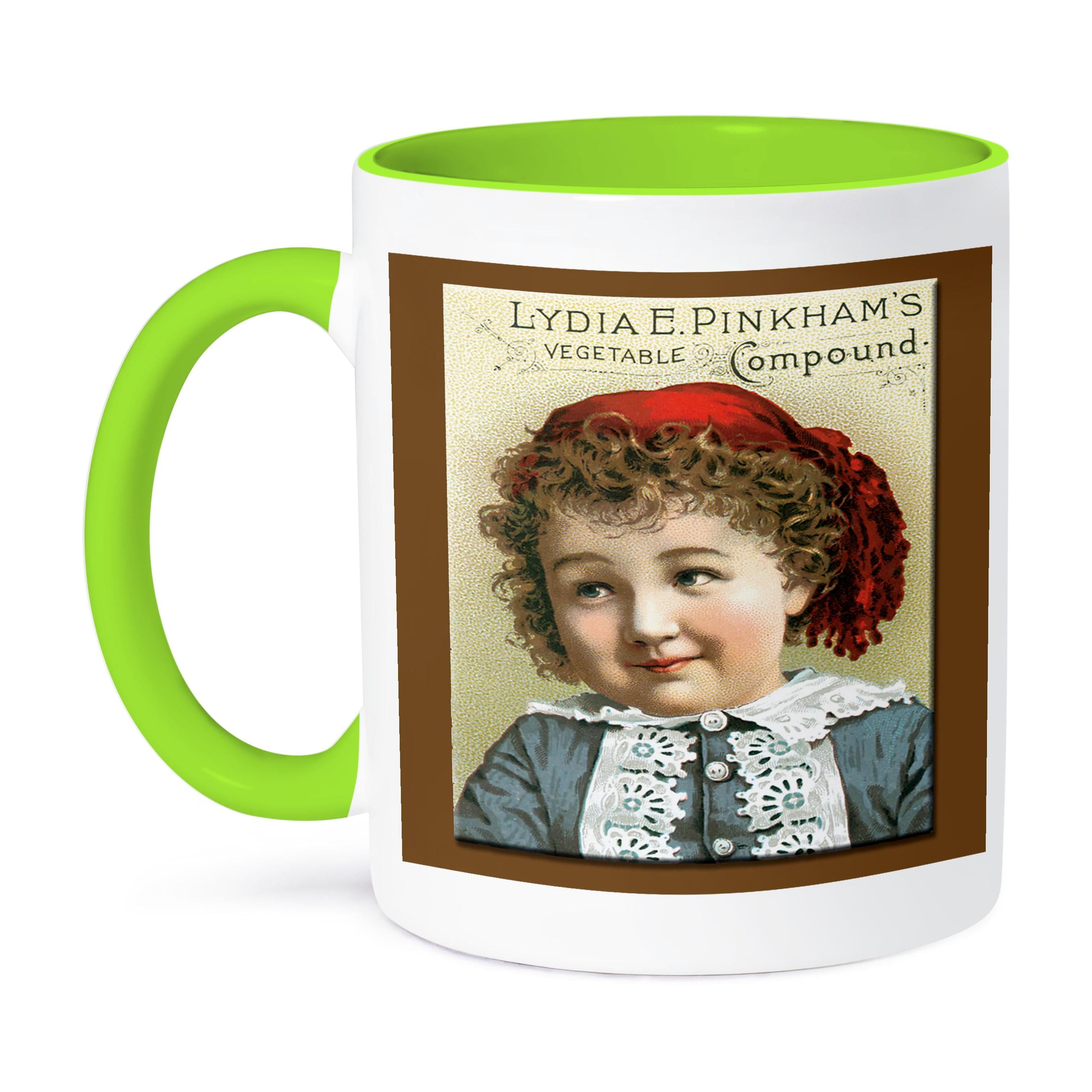 3dRose, Lydia Pinkhams vegetable Compound Cute Little Girl in Red Hat ...