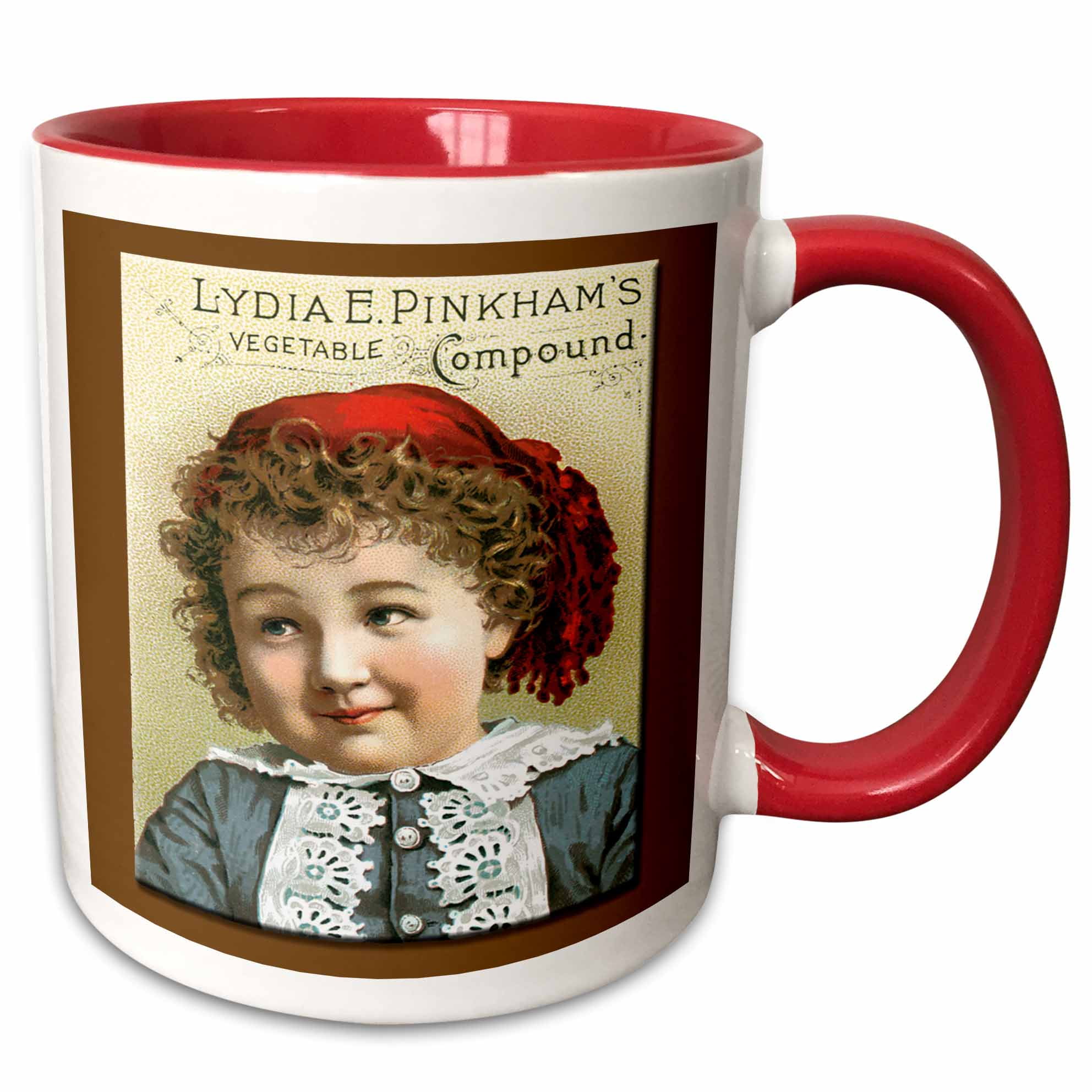 Lydia Pinkhams vegetable Compound Cute Little Girl in Red Hat 11oz Two ...