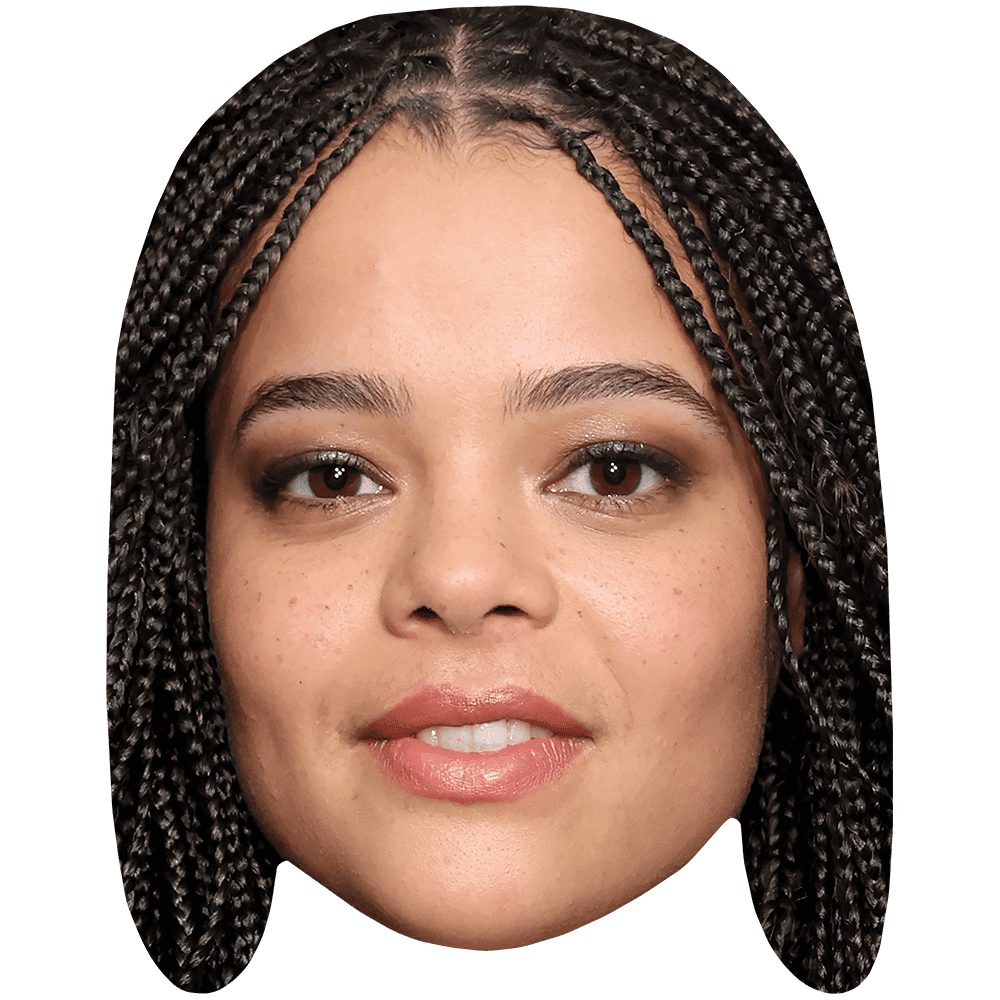 Lydia West (Braids) Celebrity Mask, Flat Card Face, Fancy Dress Mask ...
