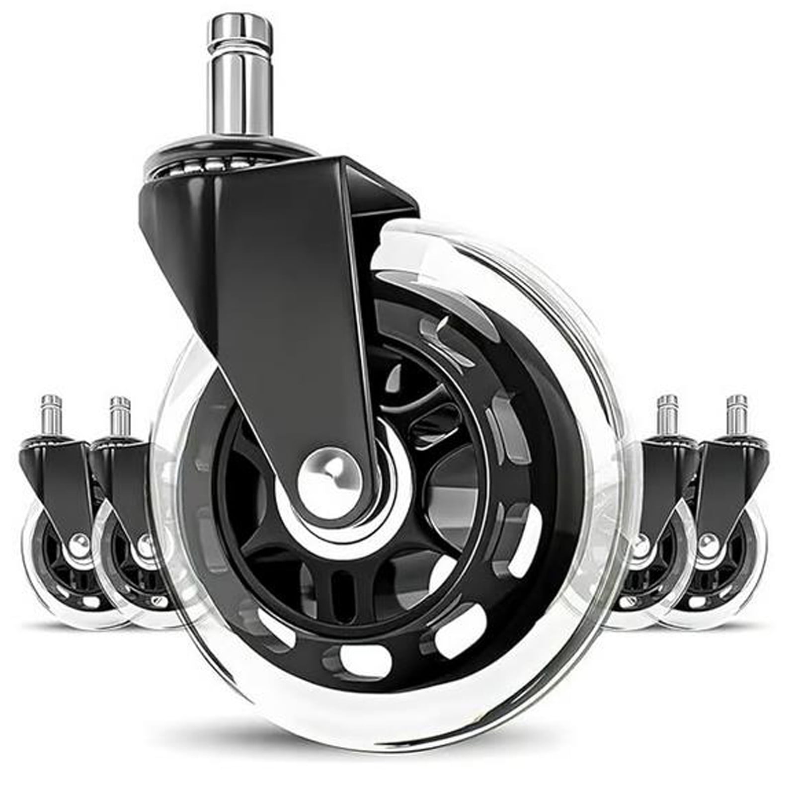 Lydiaunistar 3-Inch Universal Silent Chair Casters - 360-Degree Smooth ...