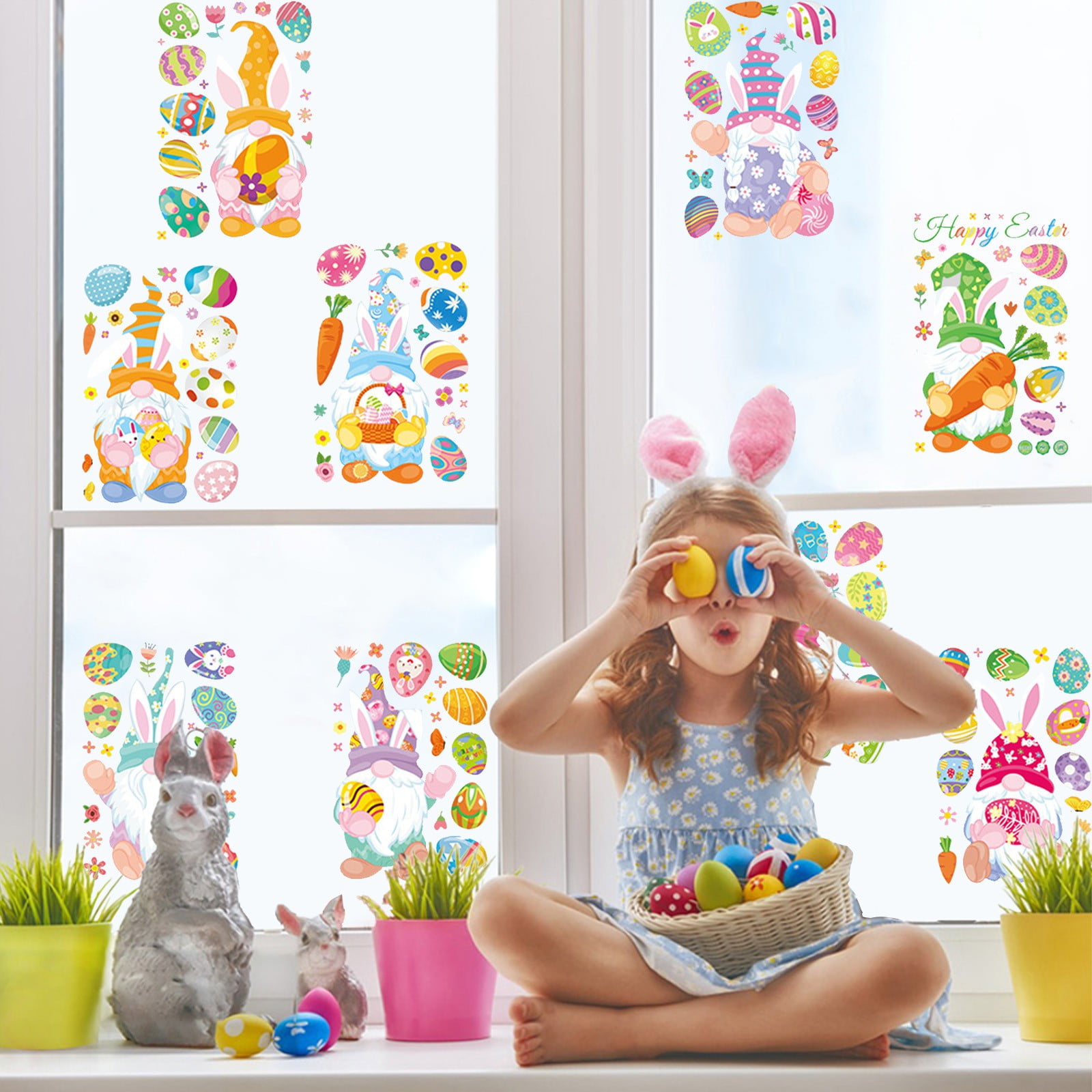 Lydiaunistar Easter Indoor/Outdoor Holiday Decor Easter Decoration ...