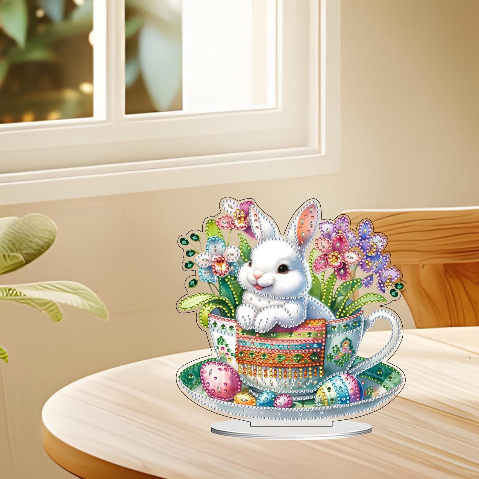 Lydiaunistar Easter Indoor/Outdoor Holiday Decor Tabletop Diamond Art ...