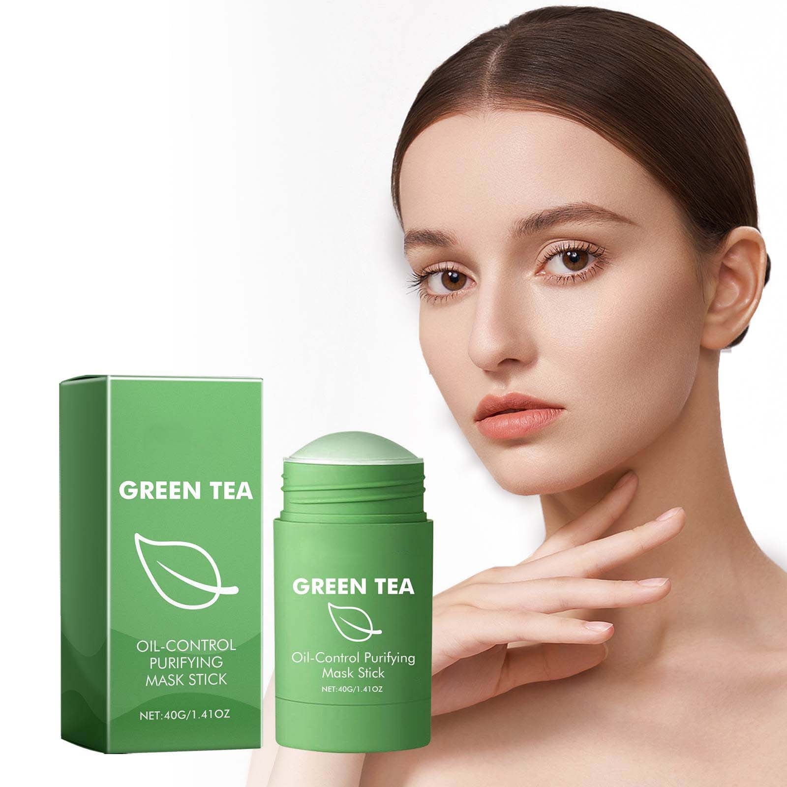 Lydiaunistar Green Tea Facial Cleansing Stick - Oil Control Purifying ...