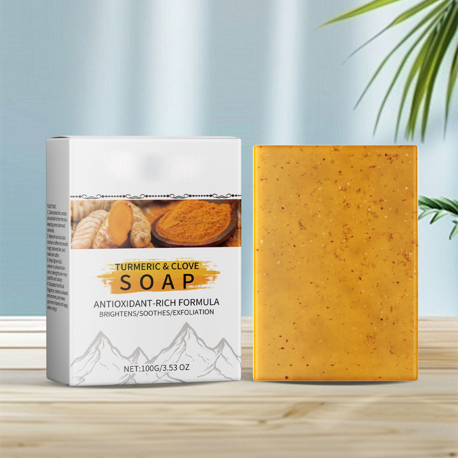 Lydiaunistar Lemon Turmeric & Kojic Acid Brightening Bar Soap - Firming ...