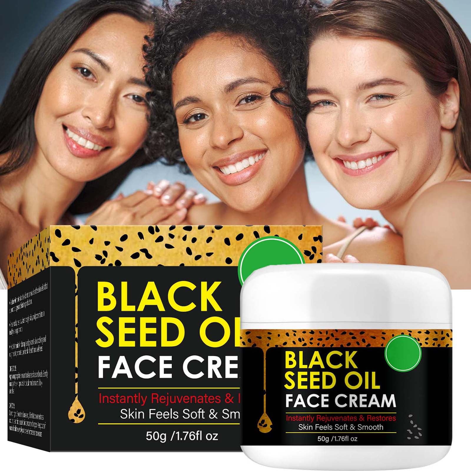 Lydiaunistar Natural Seed Oil Face Cream - Hydrating Moisturizer for ...