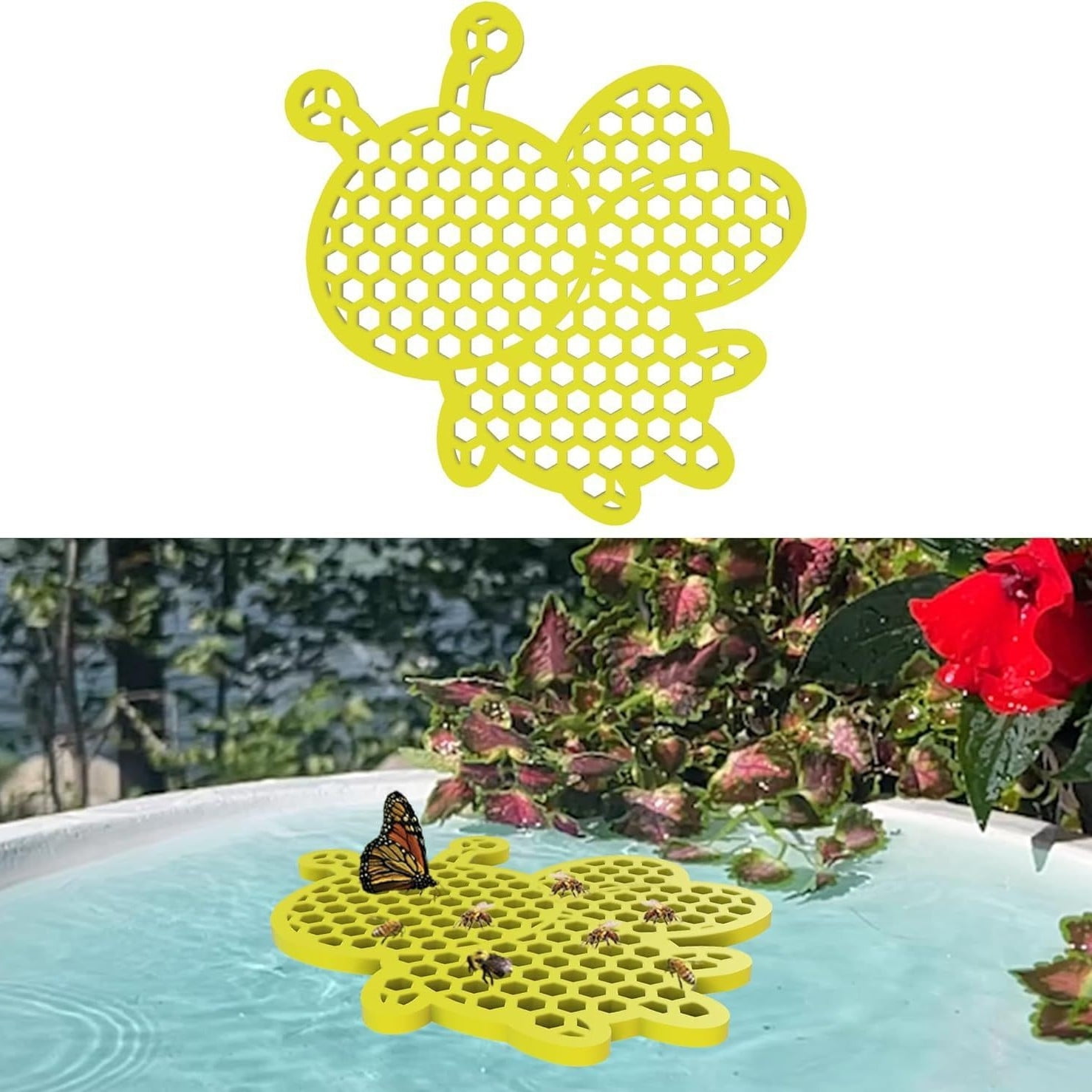 Lydiaunistar Outdoor Bee Tray Foam Bee Water Dispenser - Efficient ...