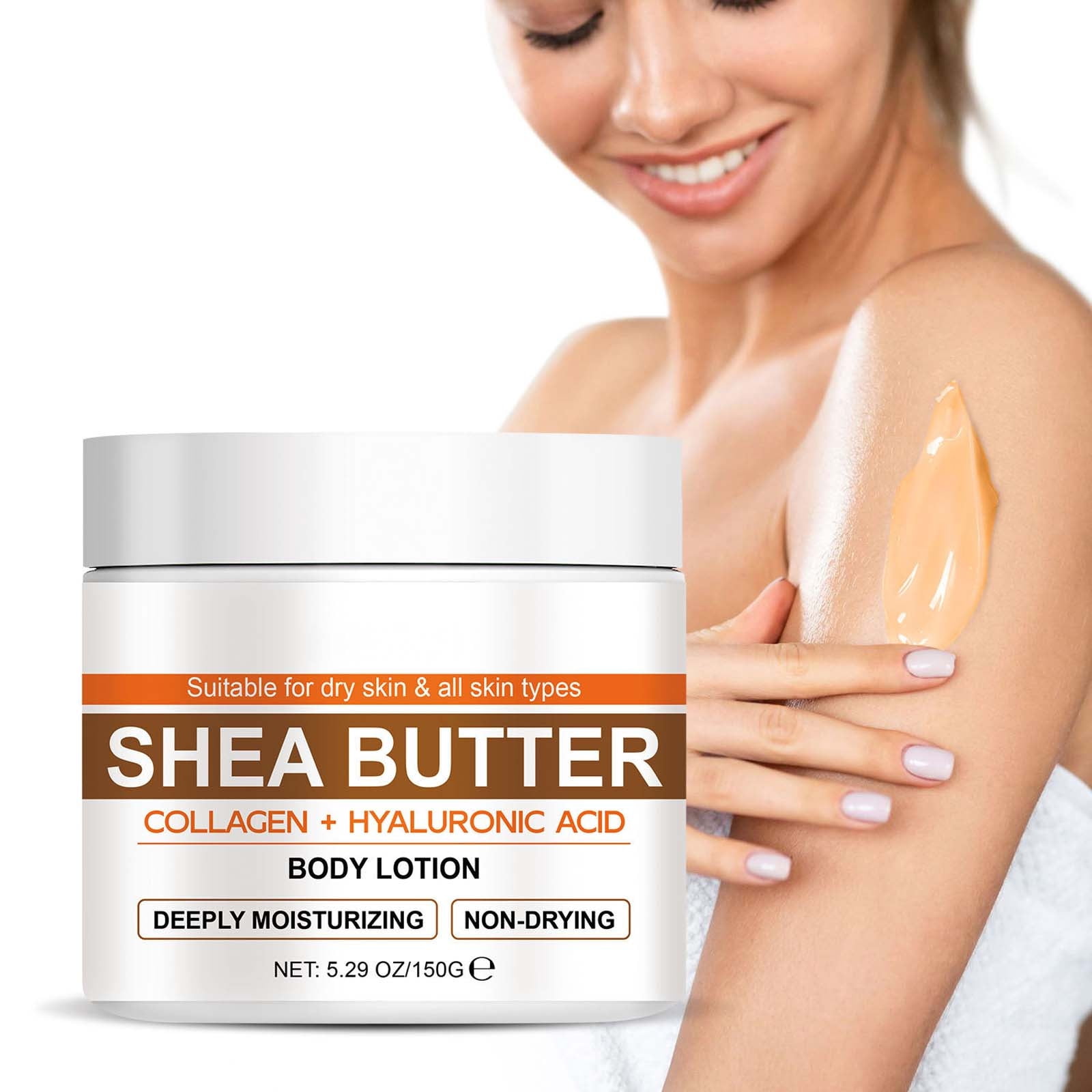 Lydiaunistar Shea Collagen & Hyaluronic Acid Body Lotion for Dry & All Skin Types - Deeply ...