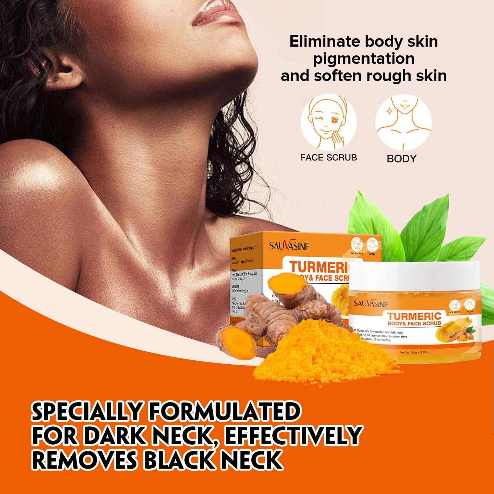 Lydiaunistar Turmeric Exfoliating Body Scrub for Smooth Skin ...