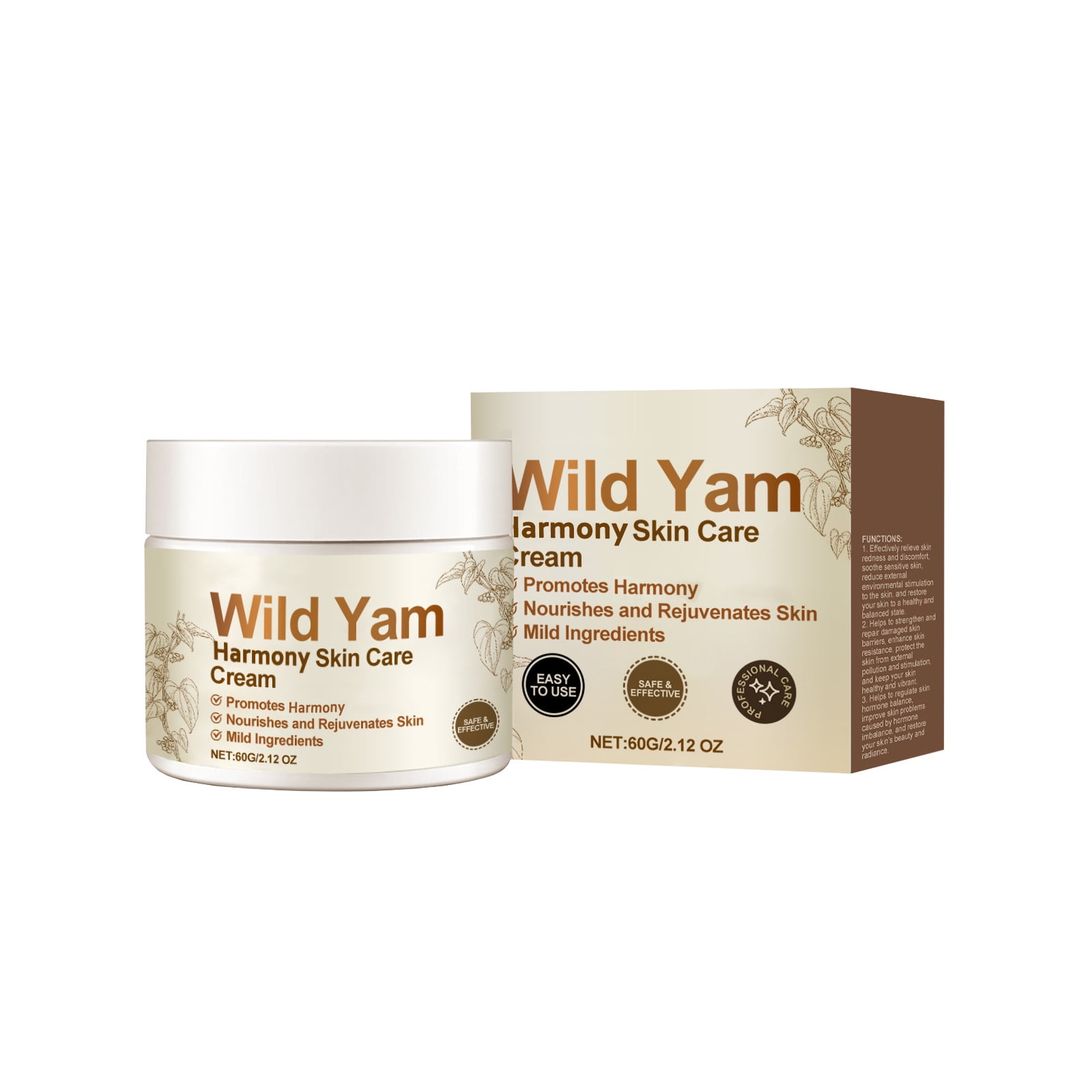 Lydiaunistar Wilds Yam Moisturizing Face Cream for Sensitive Skin ...