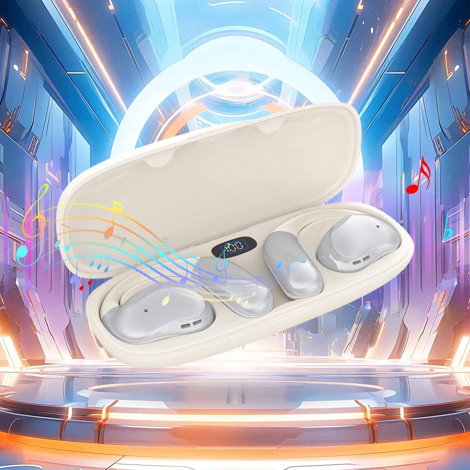 Lydiaunistar Wireless Waterproof Bluetooth Earbuds with Silicone Ear ...