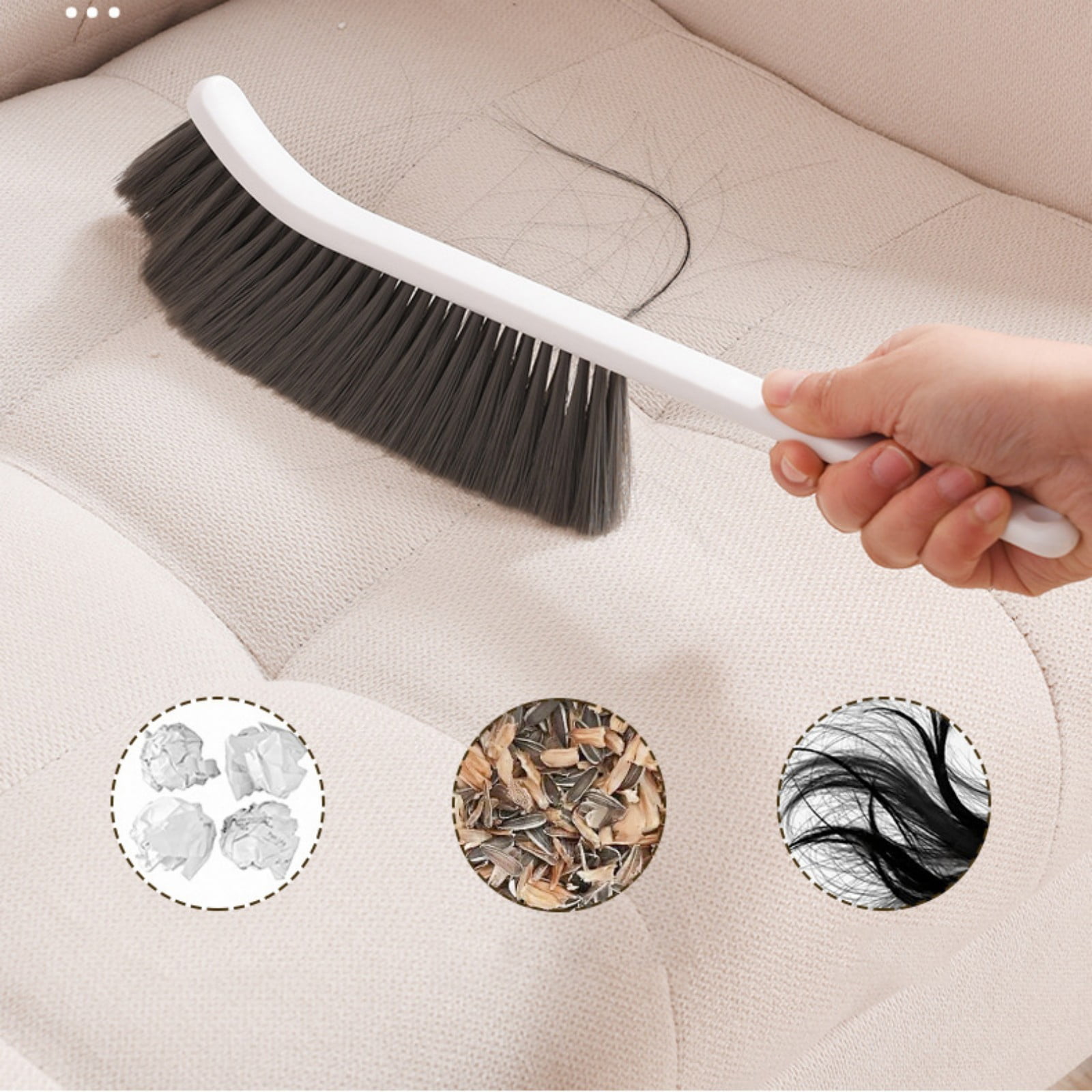 Lydiaunistar Wooden Handle Soft Bristle Brush for Bed Sweeping Clothes ...