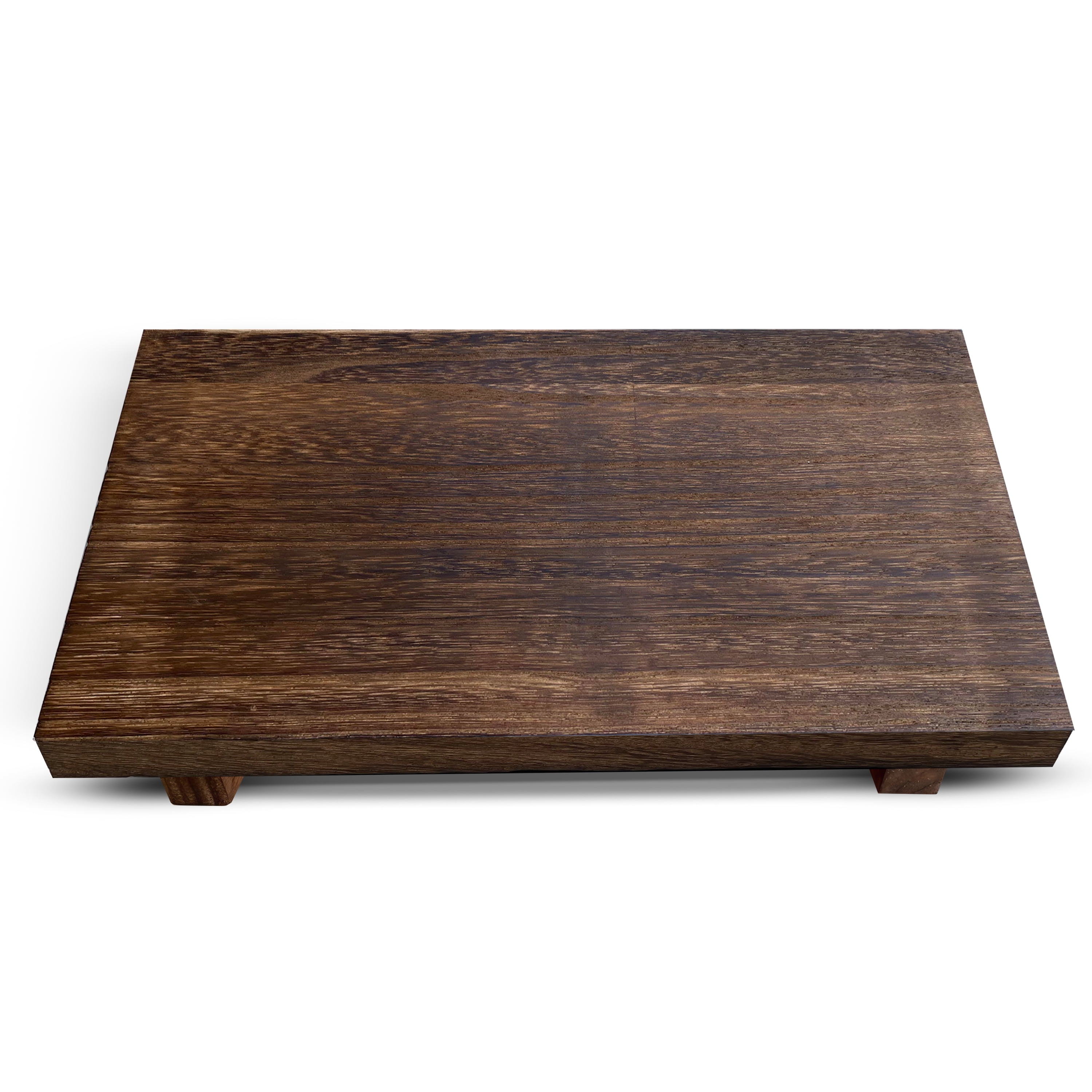 Lyfe Simple Wood Riser for Decor - Rustic Pedestal Stand - Handmade ...