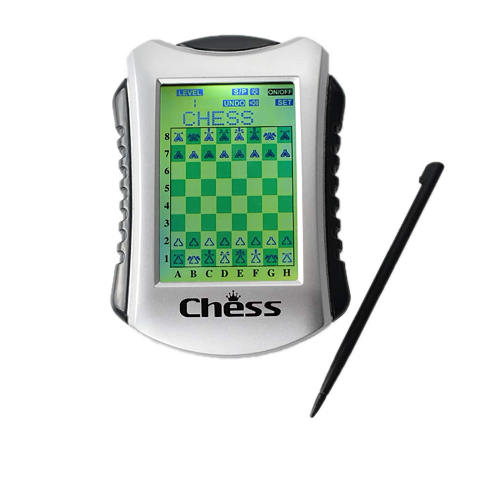 Lyght Handheld Electronic Chess MMF7 Game, 20 Levels, 100 Built-in ...