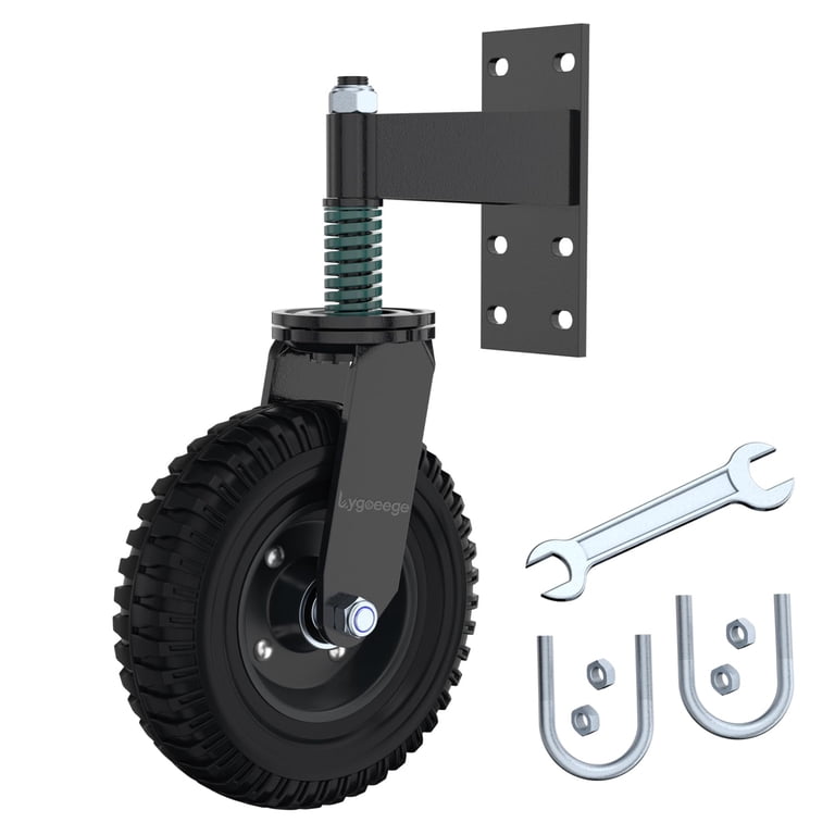 Gate Kit For Wooden Fence 4 Inch Heavy Duty Gate Wheel With Brake ...