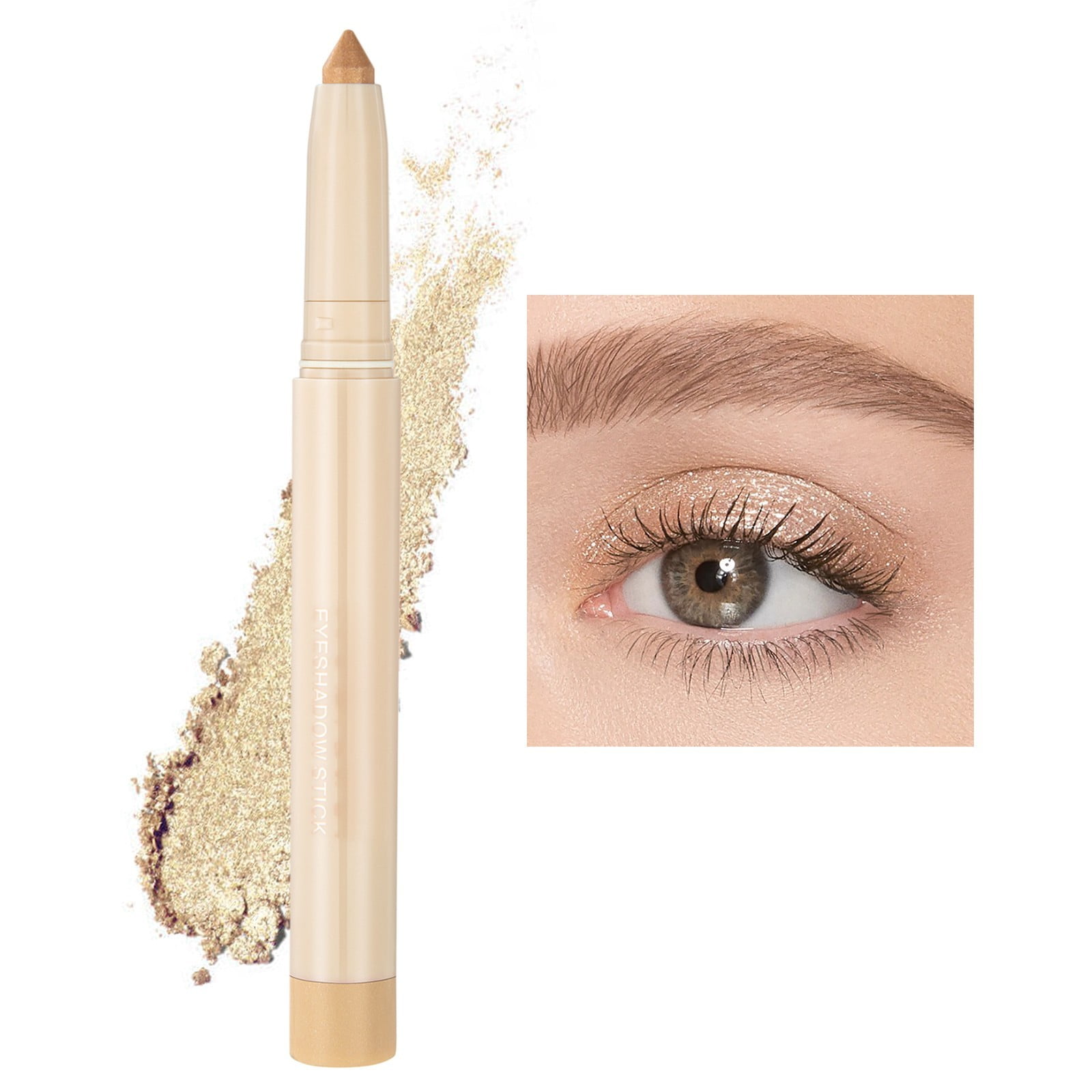 Lying Silkworm Eye Shadow Pen Dual Use Can Be Cut Eyeliner Stick Eye ...