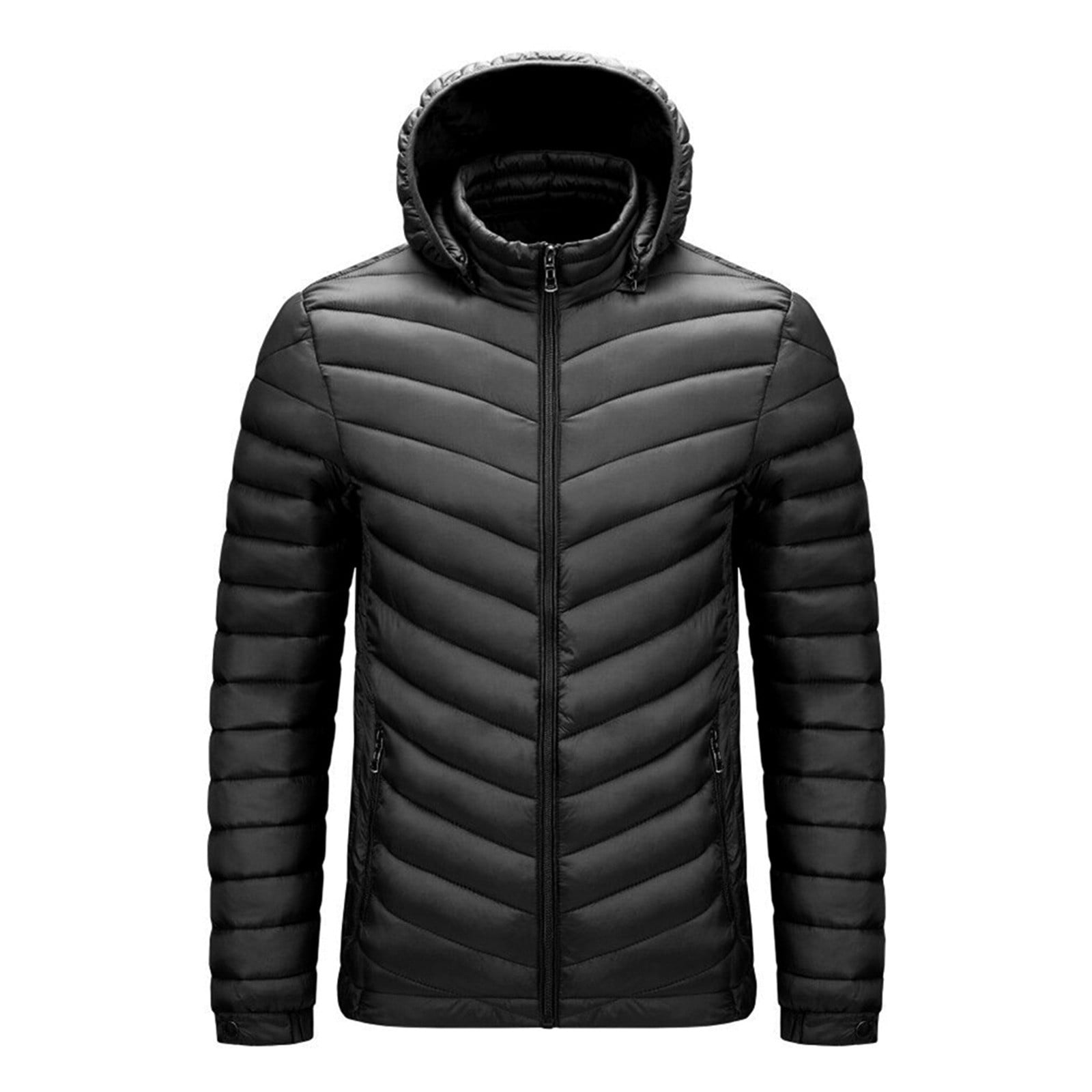 Lyinloo Cotton Padded Men's Winter Men's Cotton Padded Jacket Hooded ...