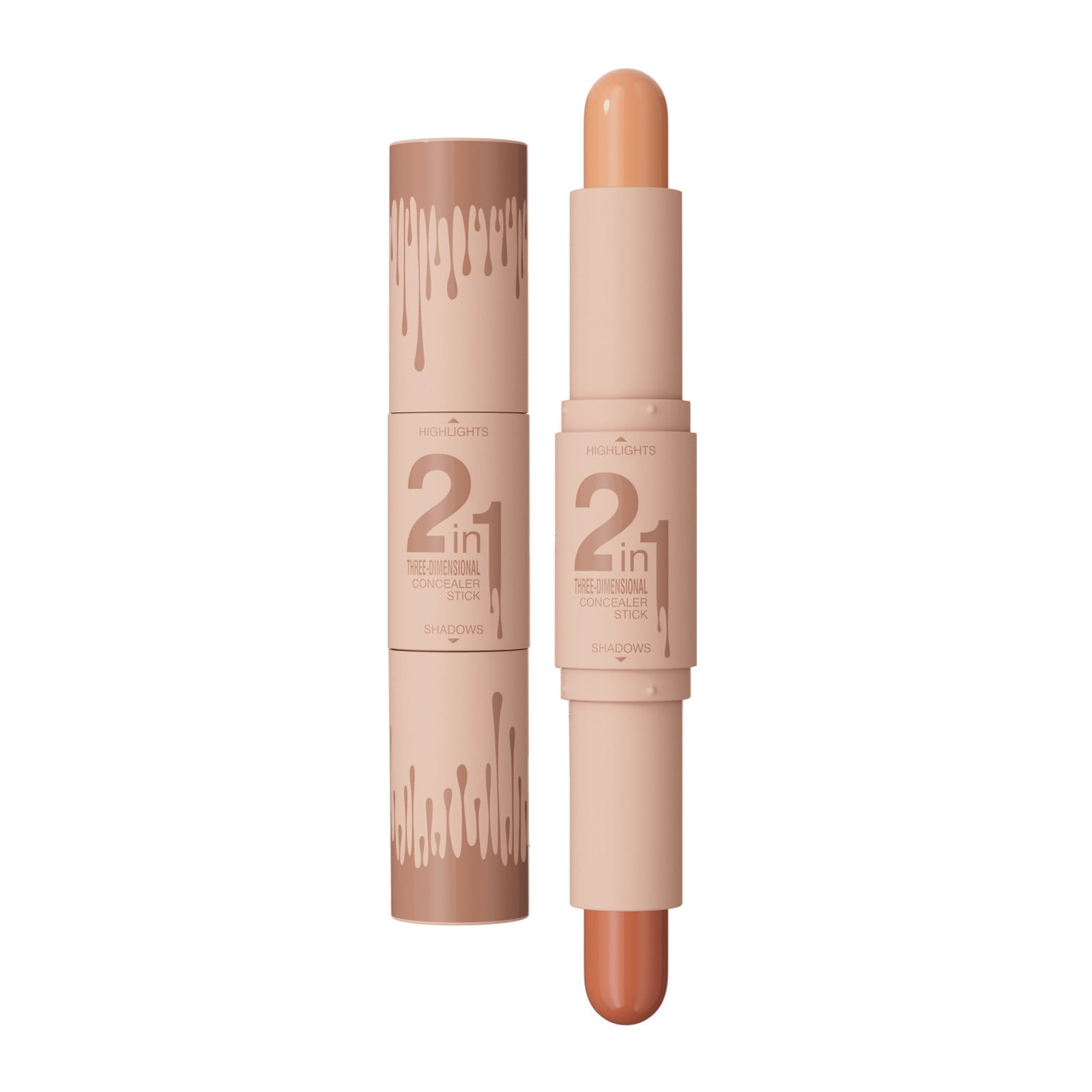Lyinloo Dual-Ended Contour & Highlighter Stick - 1Pack, Waterproof ...